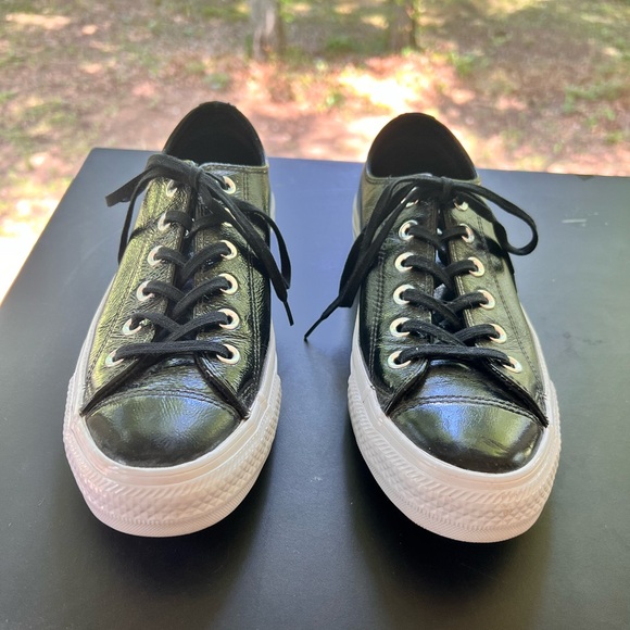 Converse | Shoes | Converse Patent Leather All Star Chucks Size 85 ...